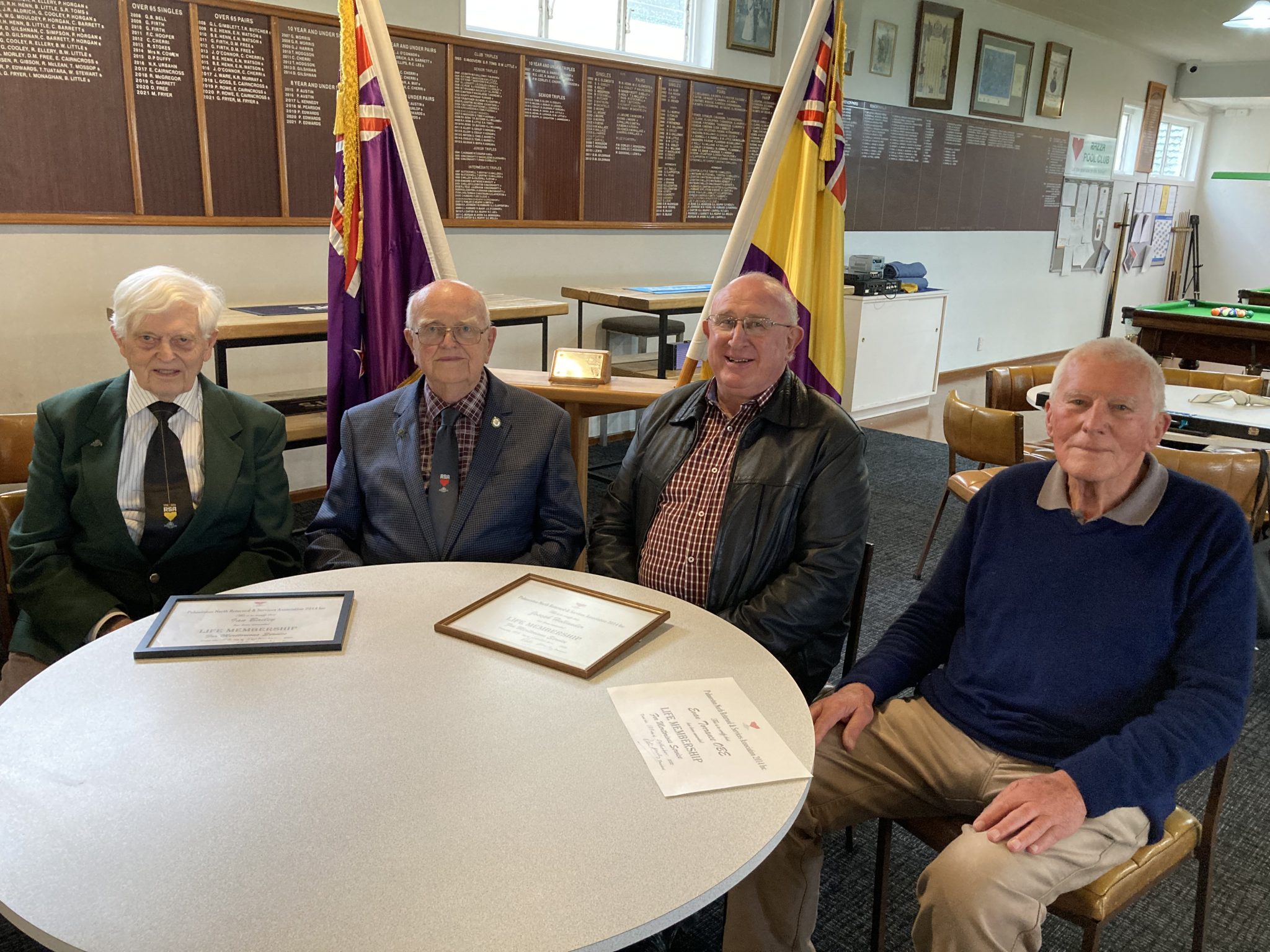 Life Members - RSA Palmerston North